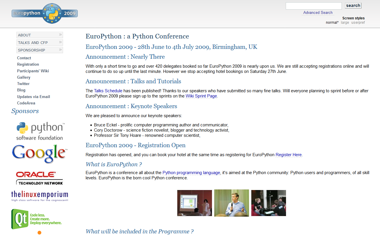 EuroPython Conference